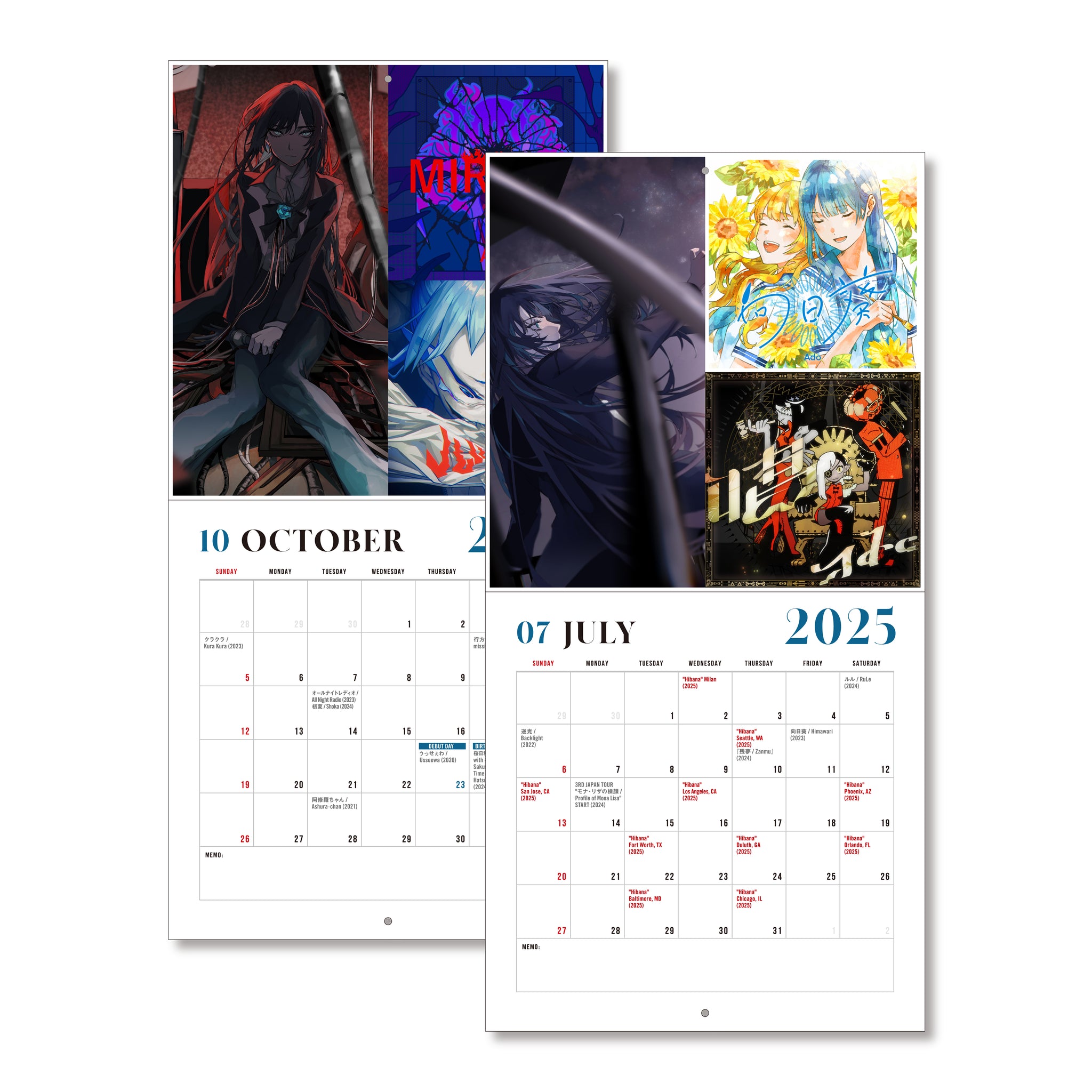 Ado Official Calendar 2025 [GOODS] – Ado Official Music Shop